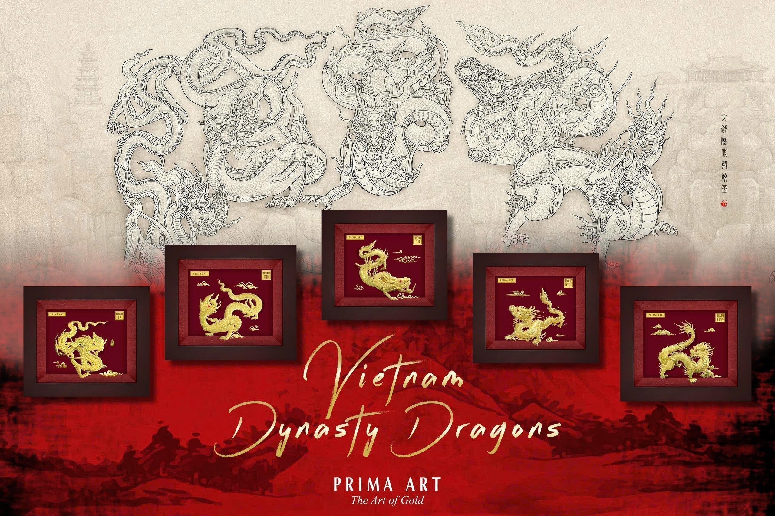 Vietnam Dynasty Dragons – Hành trình rồng Việt trên chất liệu Phủ vàng ...